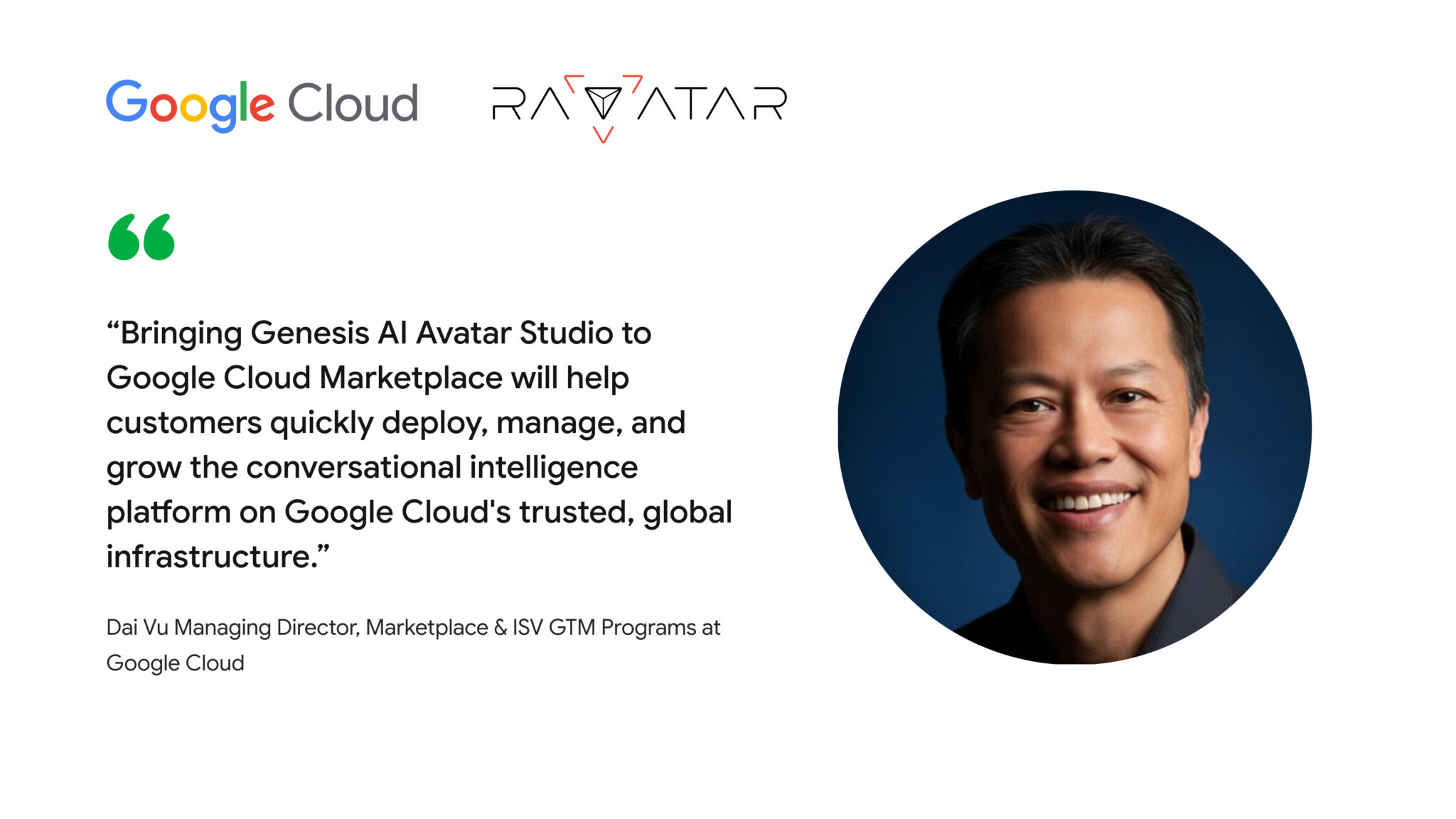 Genesis AI Avatar Studio Available on Google Cloud Marketplace
